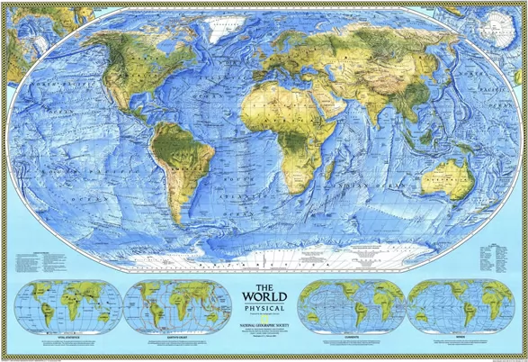 世界地图高清版大图(2) - 世界地图全图 - 地理教师网